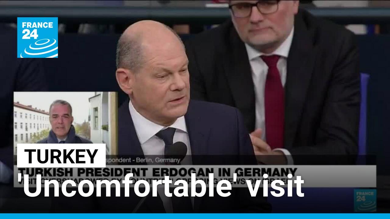 Germany's Scholz and Turkey's Erdogan trade barbs over Israel-Hamas war